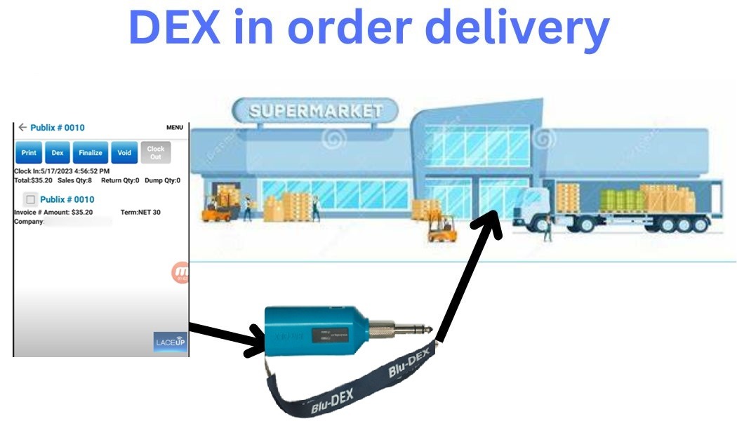 DEX in order delivery - LaceUp Solutions