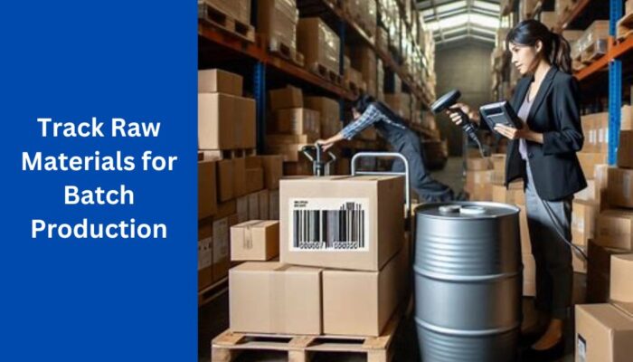 Track Raw Material in Your Warehouse for Batch Production